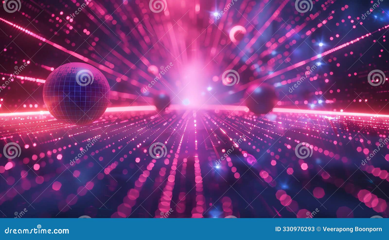 Futuristic Retro Holography, Vaporwave Aesthetic, Copy Space Stock ...