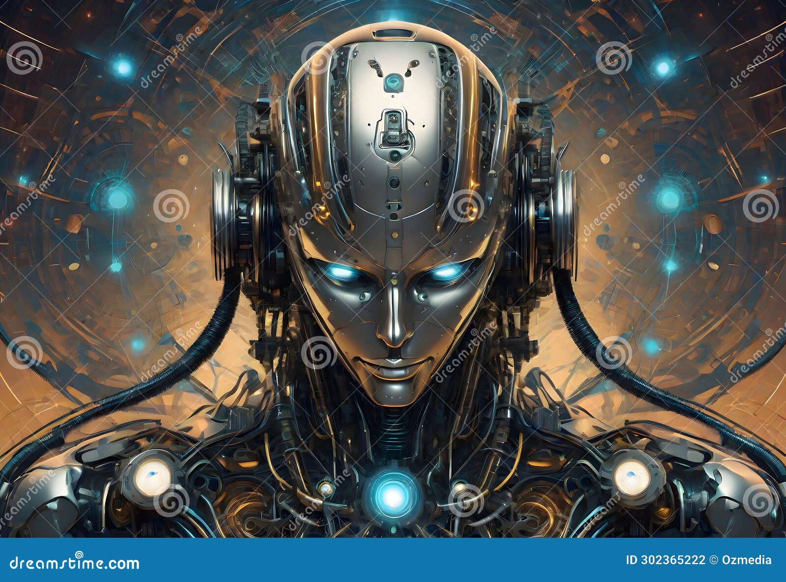 Futuristic Robot in Advanced Technology, Generative AI Stock ... Futuristic Robot in Advanced Technology, Generative AI Stock ...