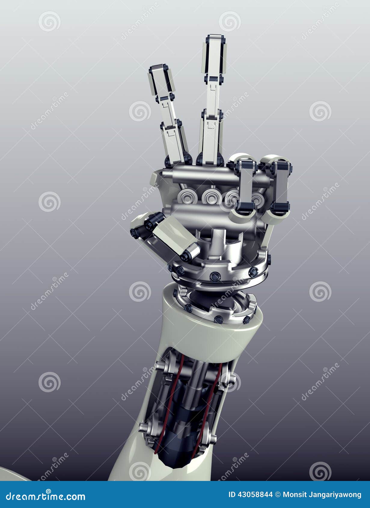 Futuristic Robot, Technology Background With White Realistic Robot Ai ...