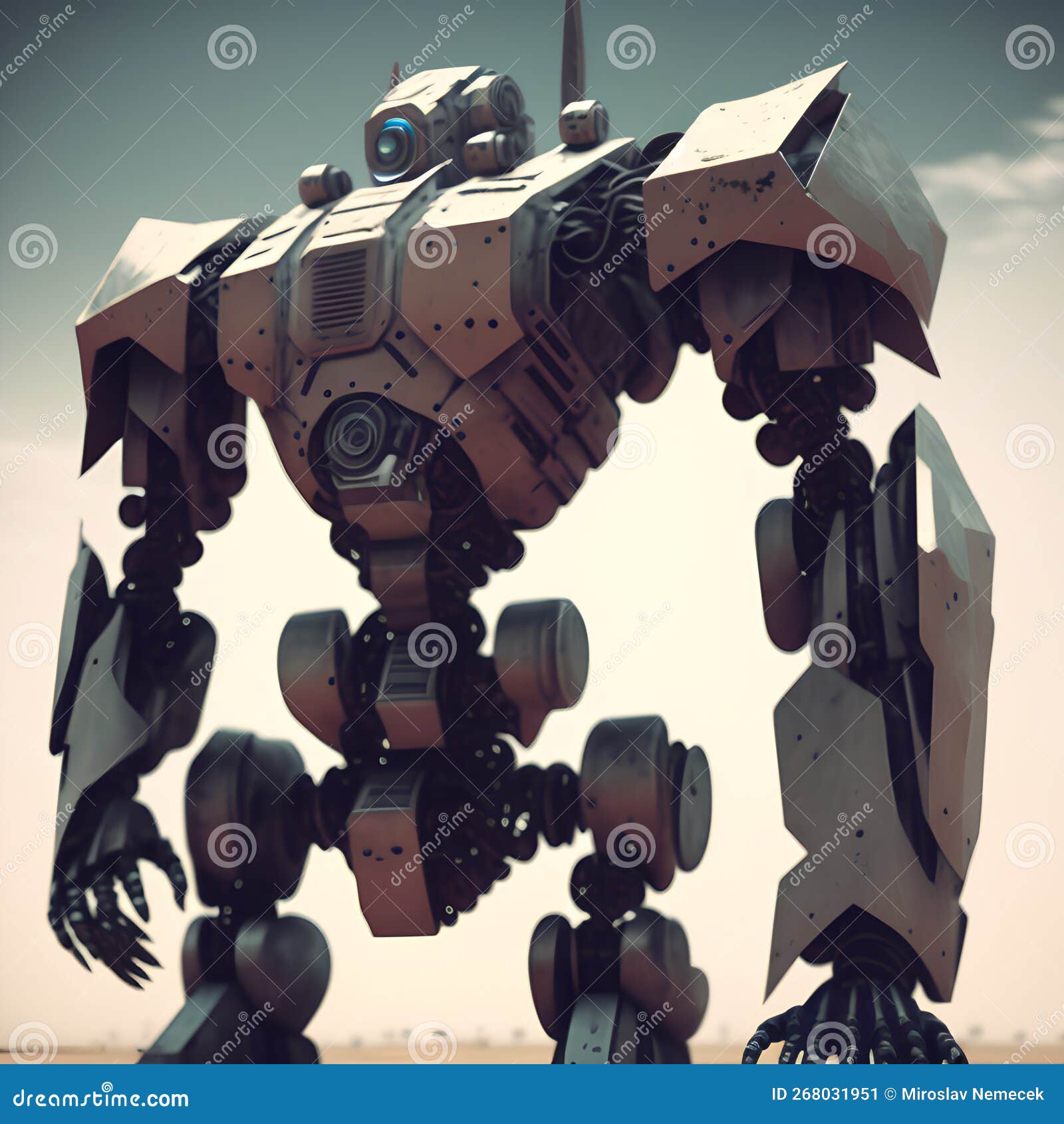 Futuristic Robot, Generative AI Illustration Stock Image - Image of ...