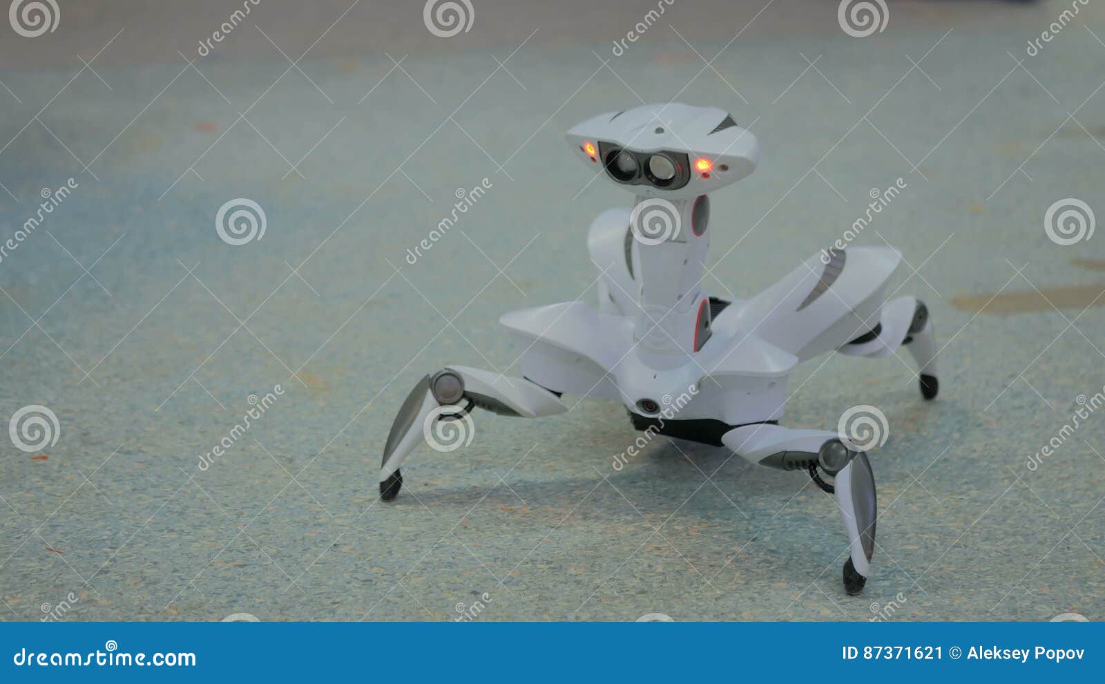 Futuristic Robot Spider Dancing Stock Image - Image of equipment ...