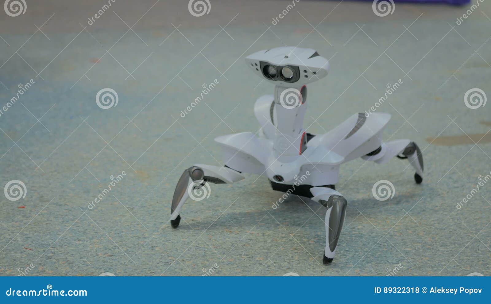 Futuristic Robot Spider Dancing Stock Photo - Image of electronic ...