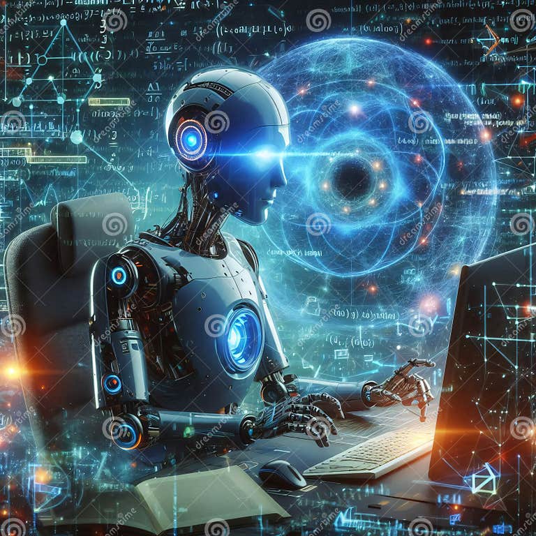 A Futuristic Robot Using a Laptop with Advanced Math and Physics ...