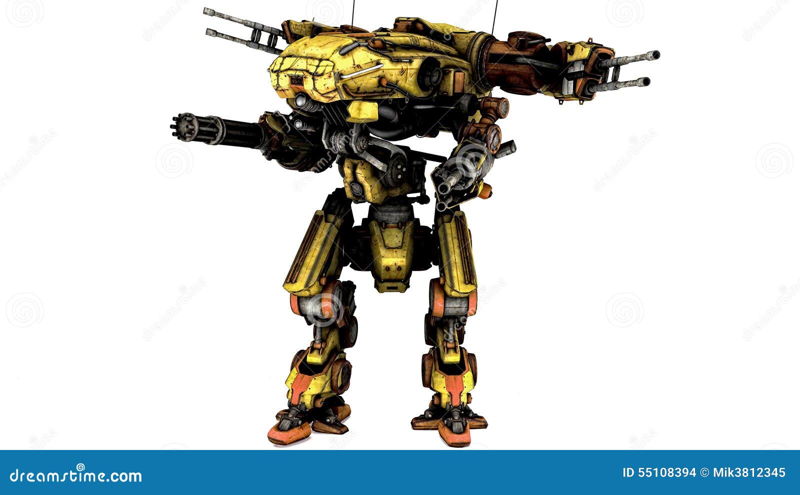 Futuristic Robot, Technology Background With White Realistic Robot Ai ...