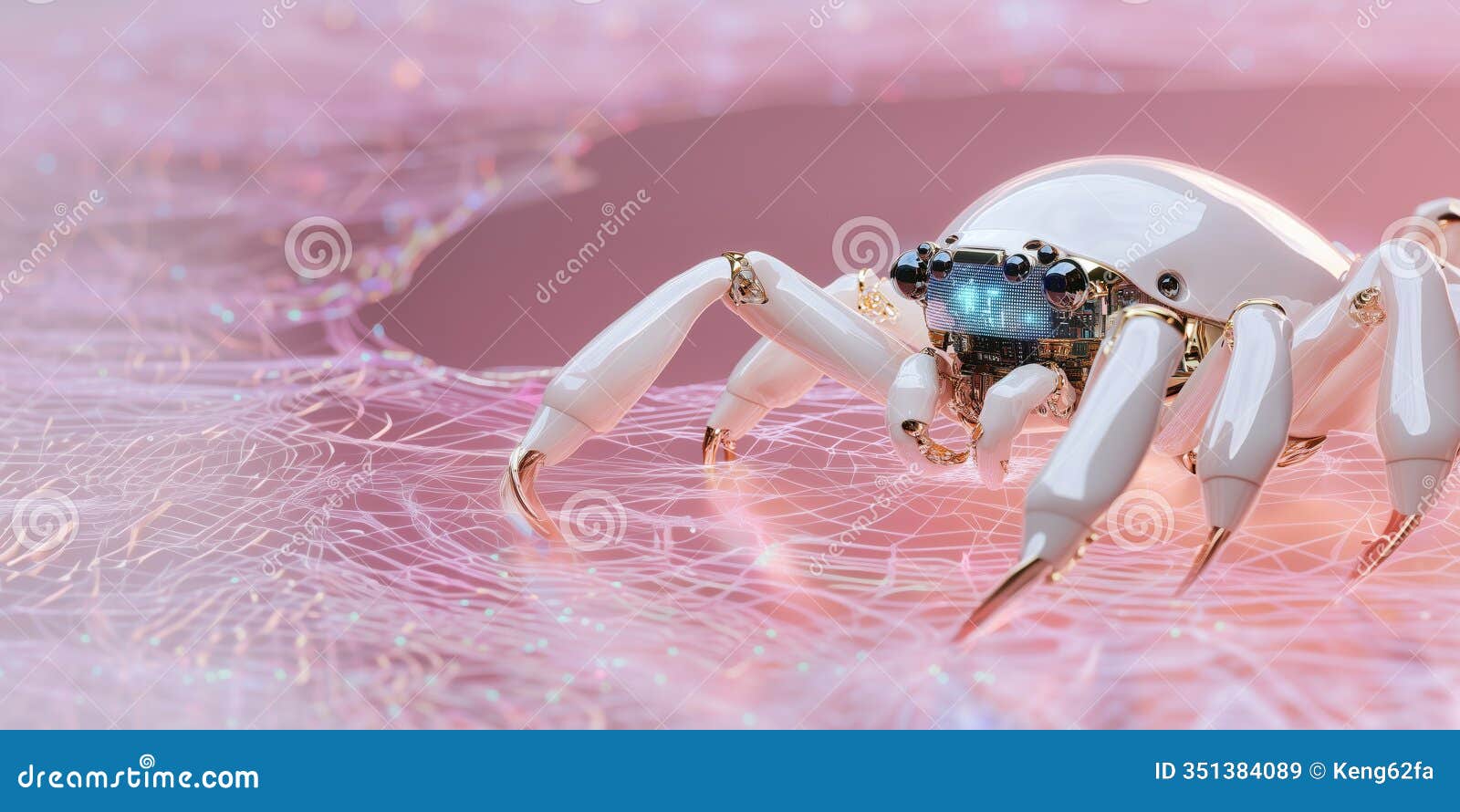 Robotic Cat Leg With An Advanced Spring And Shock Absorbers At The ...