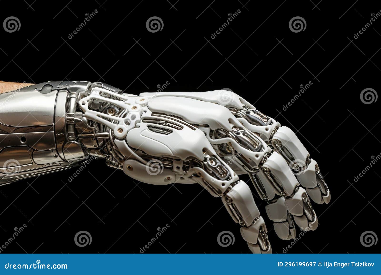 Futuristic Robotic Hand. Advancements in Human-Like AI Technology and ...