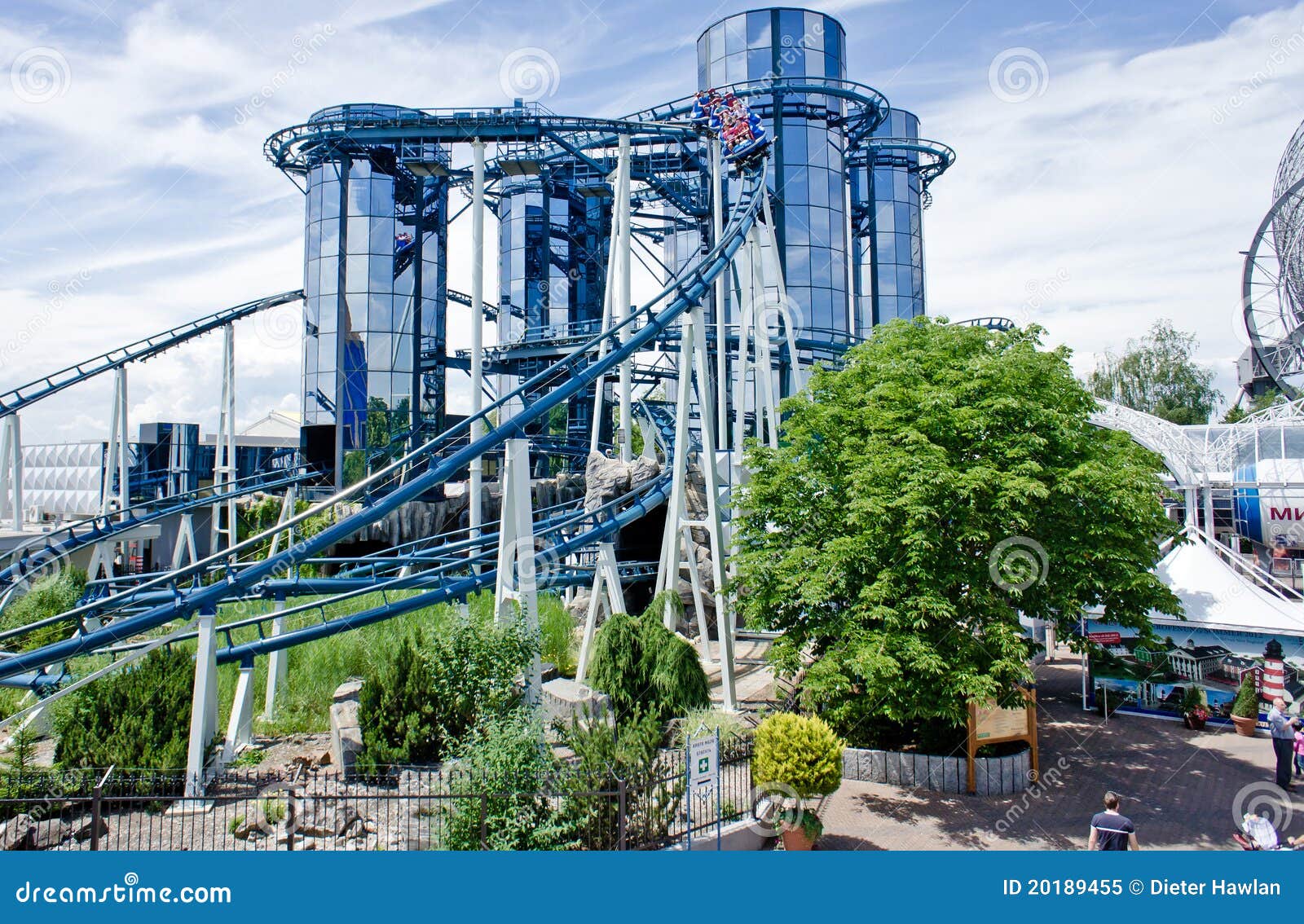 Futuristic Rollercoaster editorial image. Image of burst - 20189455