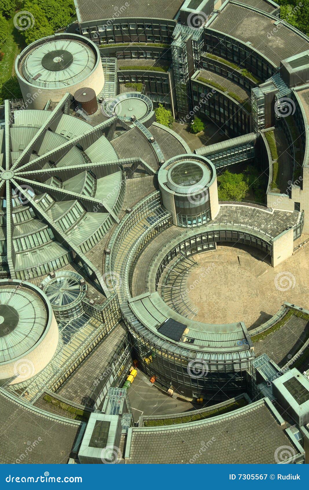A futuristic roof stock image. Image of german, modern - 7305567