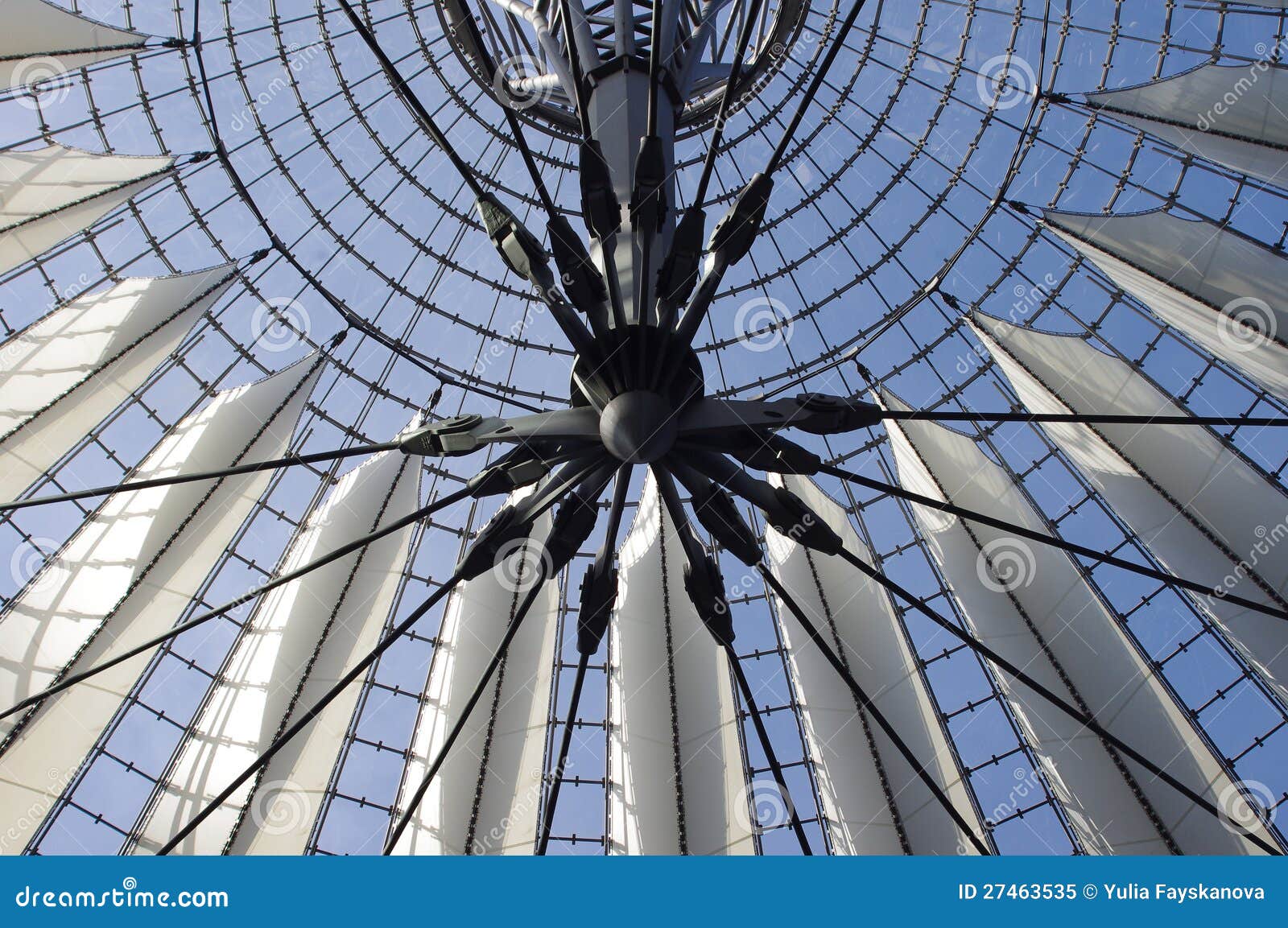 Futuristic Roof, Potsdamer Platz, Berlin, Germany. Stock Image - Image ...