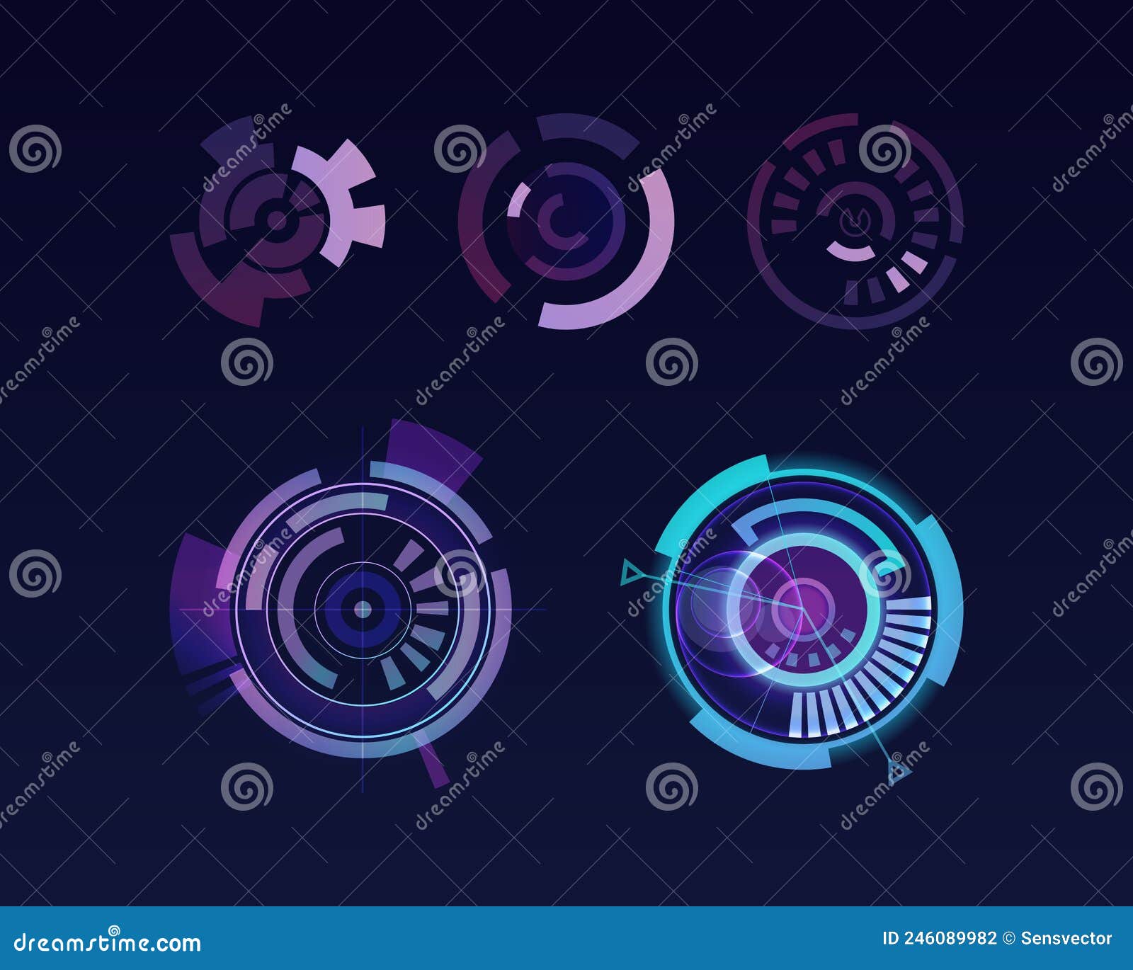 Futuristic Round Podium Or Pedestal In A Mysterious Cave, Display Or ...