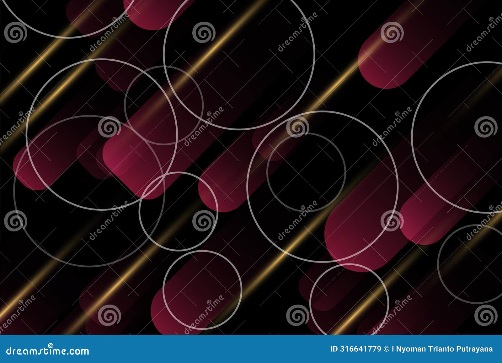 Futuristic Rounded Shape Background. Stock Vector - Illustration of ...