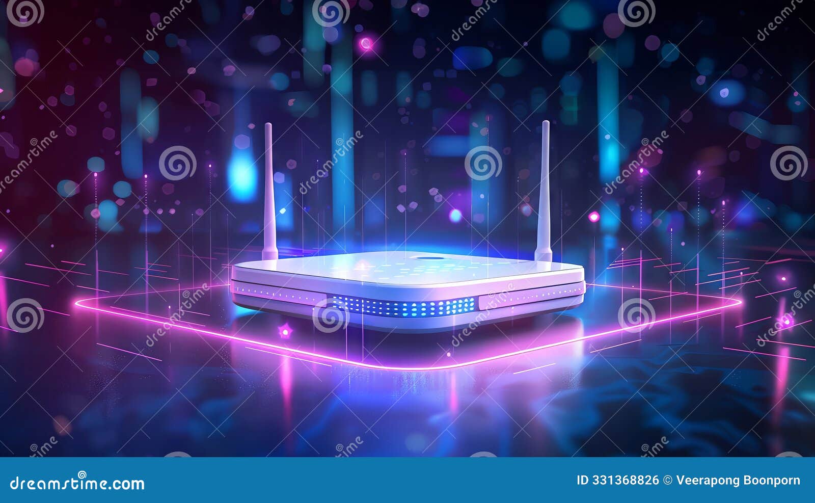 FIRMWARE Neon Concept Self Illumination Background Royalty-Free Illustration | CartoonDealer.com ...