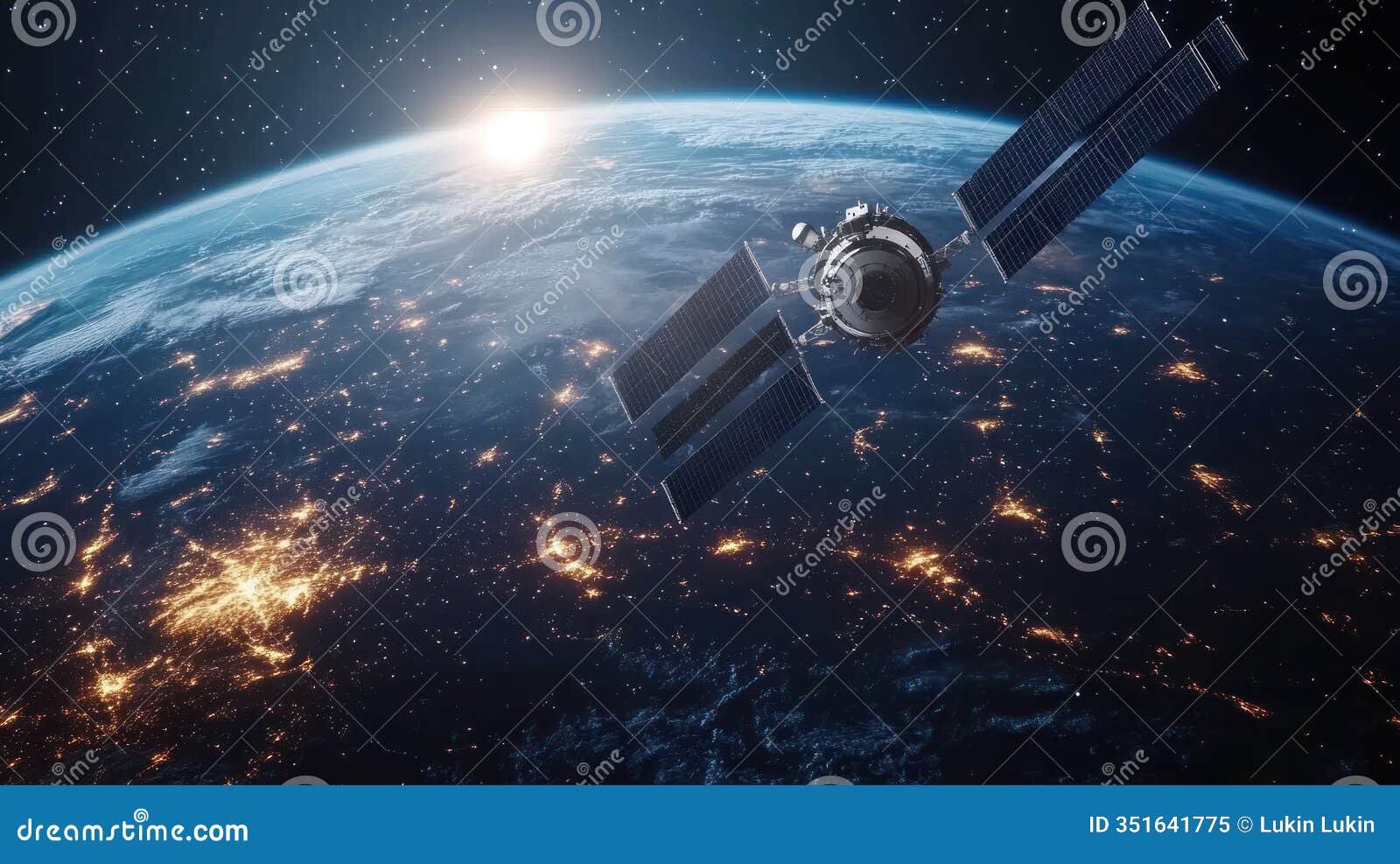 Futuristic Satellite Antenna For Worldwide And Fast Internet Reception ...