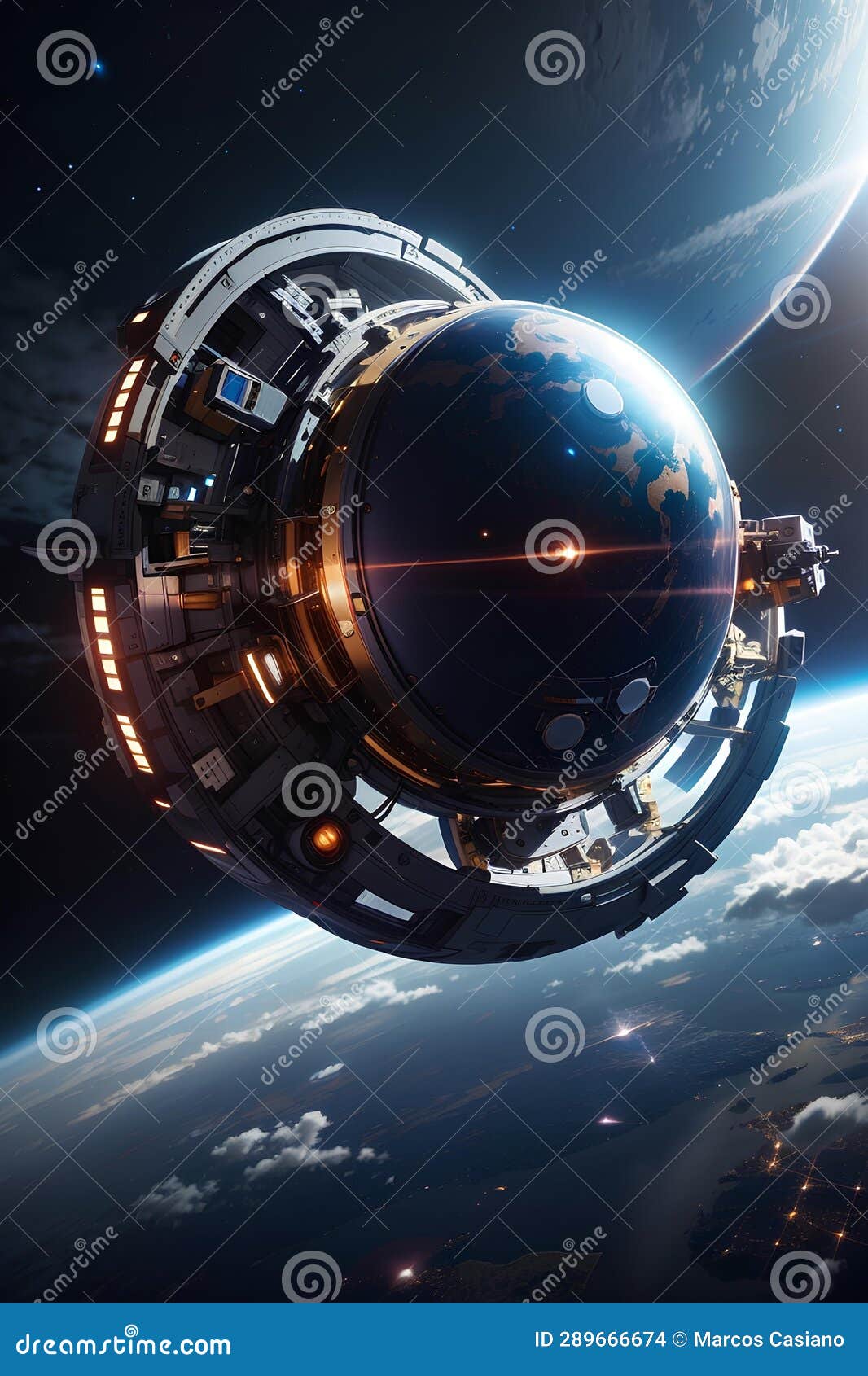 Futuristic Satellite Antenna For Worldwide And Fast Internet Reception ...