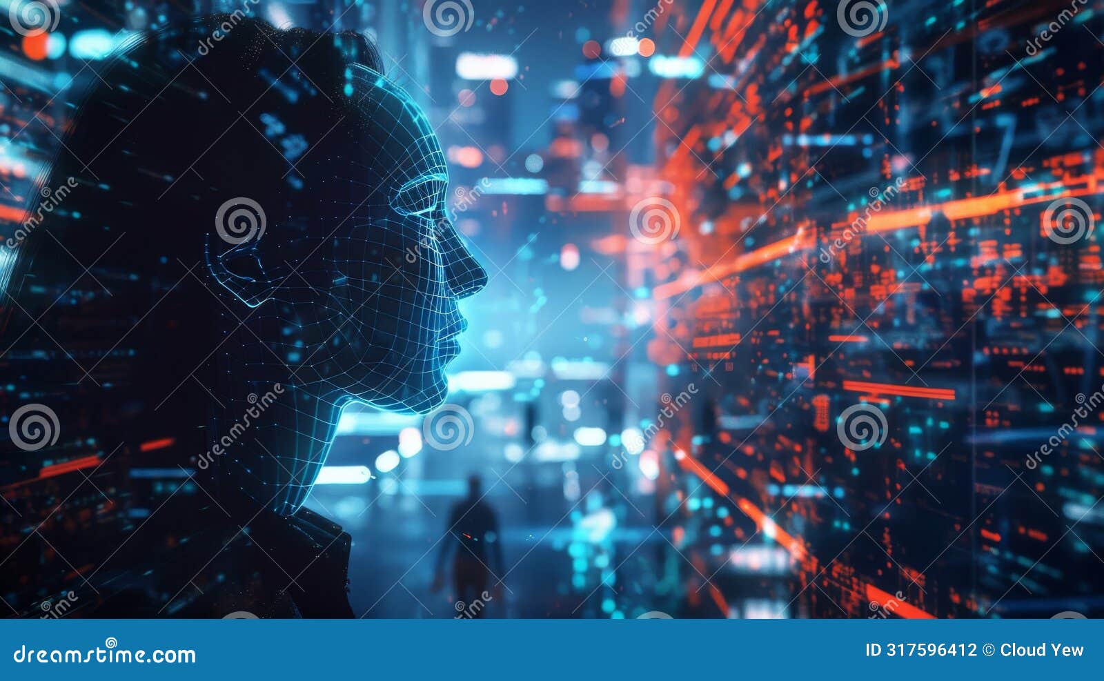 Futuristic Scene Showcasing AI-powered Speech-to-text Technologies ... Futuristic Scene Showcasing AI-powered Speech-to-text Technologies ...