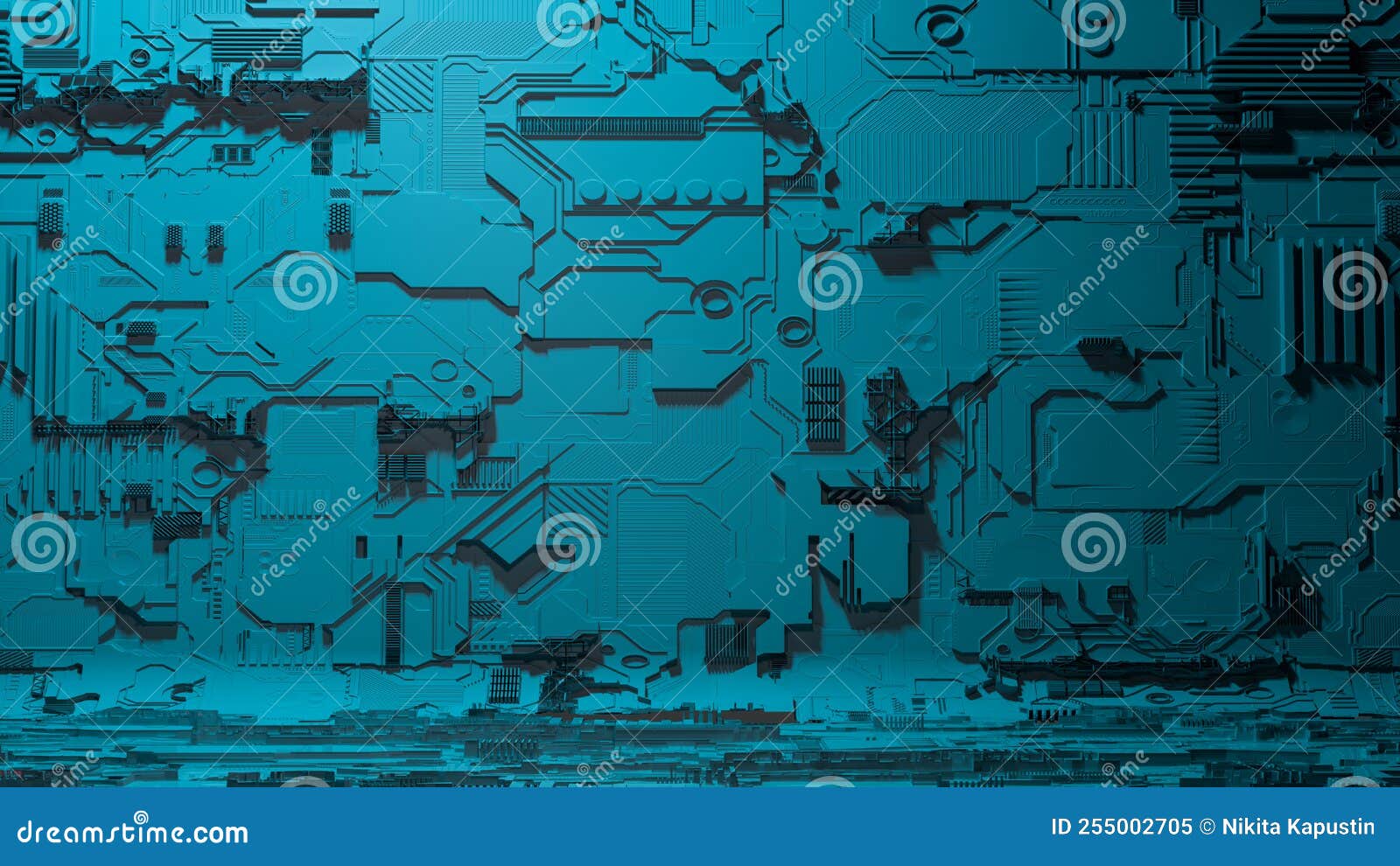 Futuristic Sci Fi Abstract Texture Background with Detailed Geometric ...