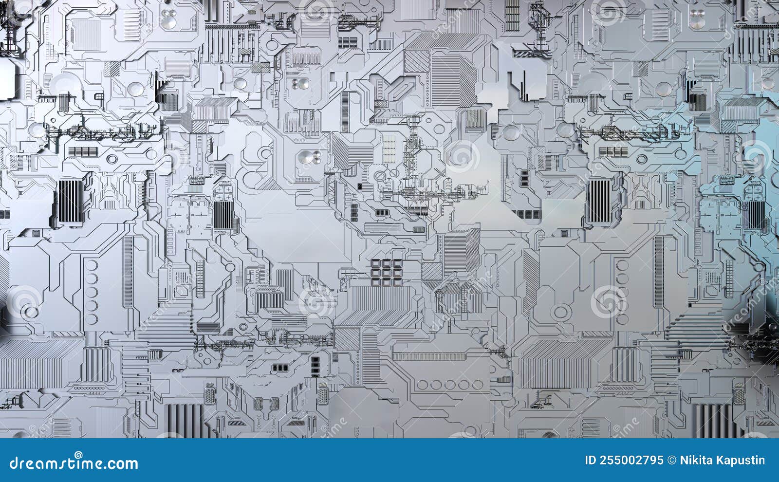 Futuristic Sci Fi Abstract Texture Background with Detailed Geometric ...