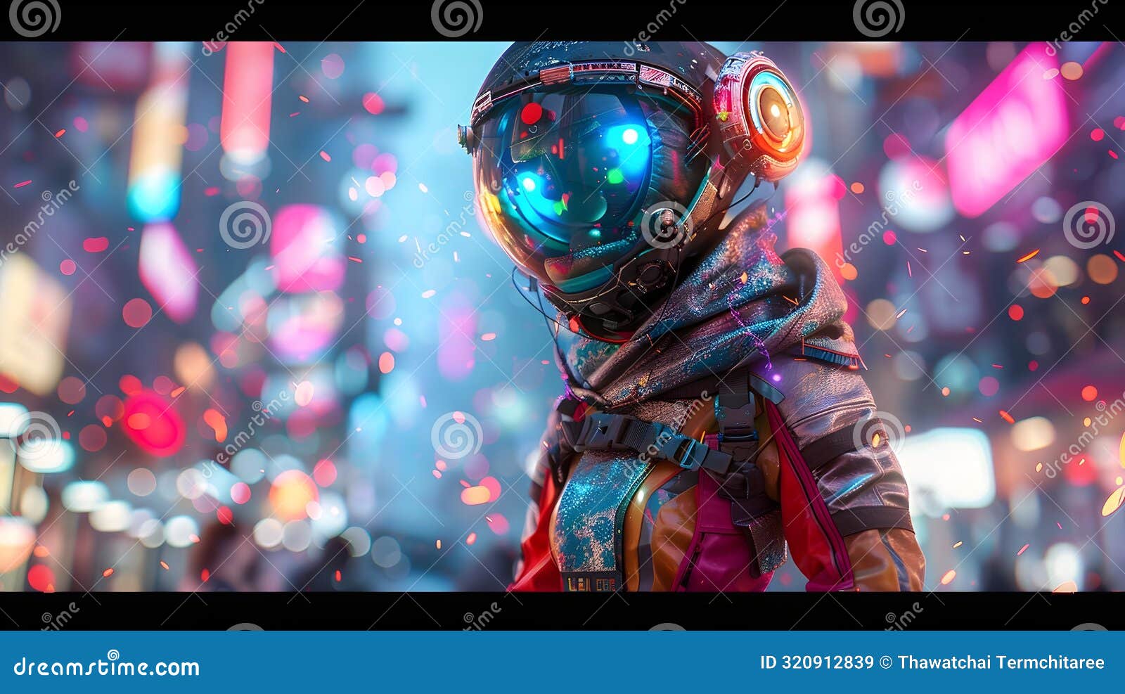 Futuristic Sci-Fi Beekeeper Crafts Innovative Hive Designs with Modern ...