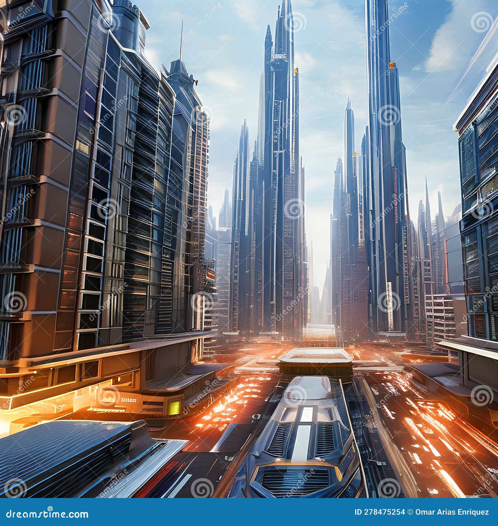 499 Futuristic Sci-fi City: A Futuristic And Sci-fi-inspired Background ...