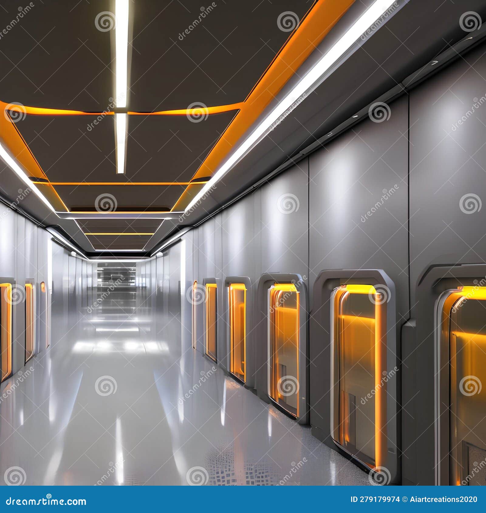 1061 Futuristic Sci-Fi Corridor: A Futuristic And Sci-fi-inspired ...
