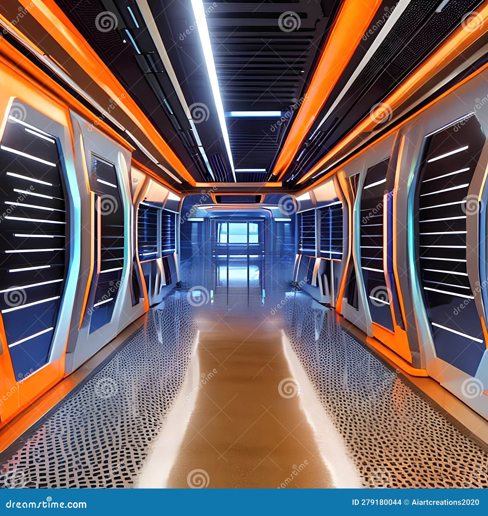 1061 Futuristic Sci-Fi Corridor: A Futuristic And Sci-fi-inspired ...