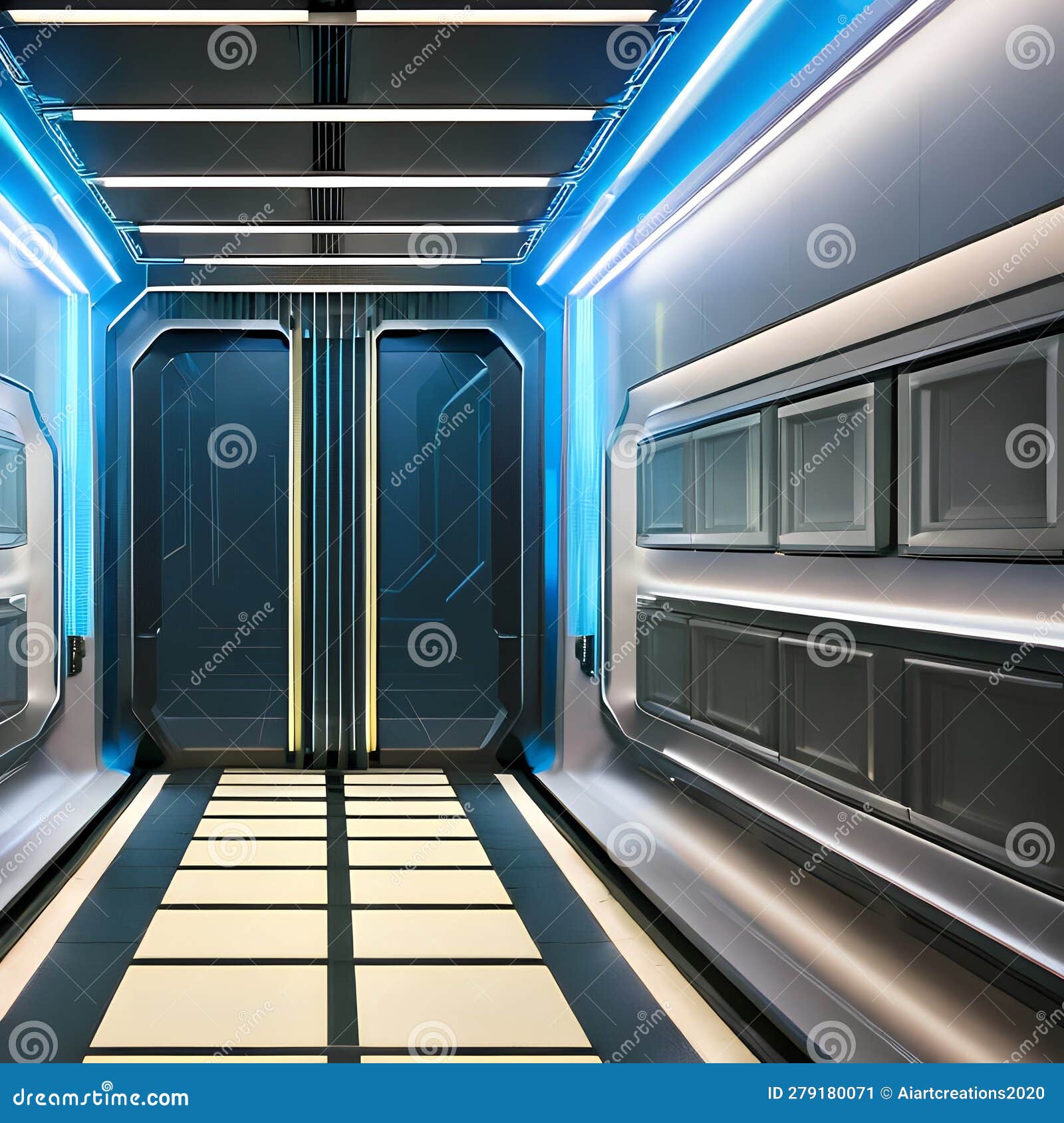 1061 Futuristic Sci-Fi Corridor: A Futuristic And Sci-fi-inspired ...