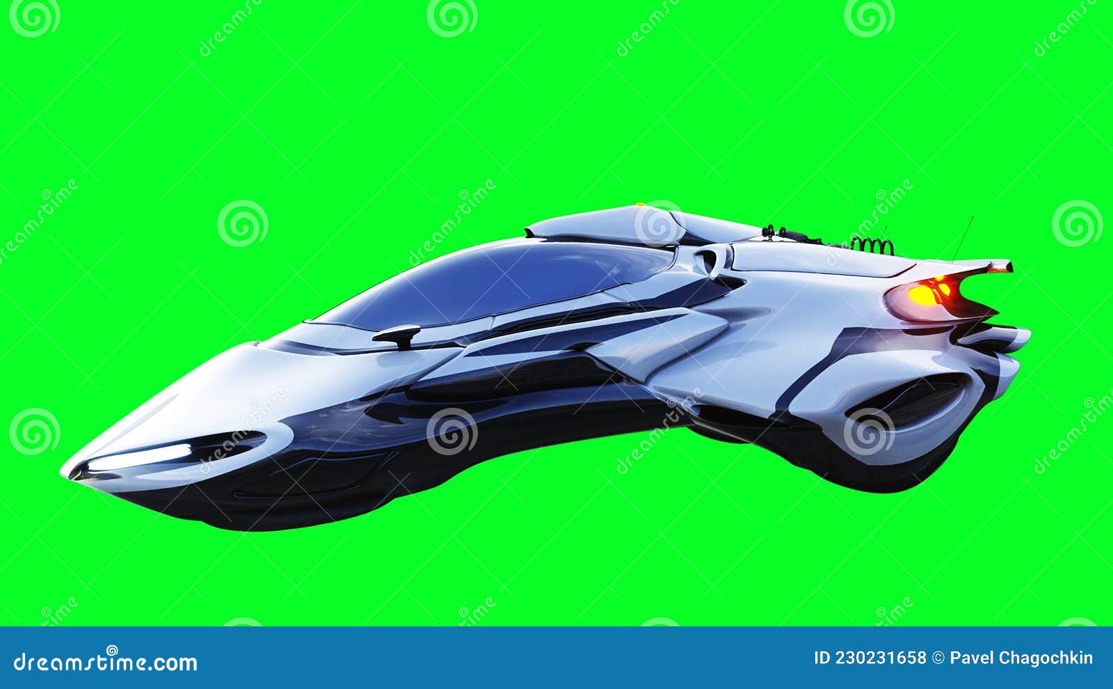 Futuristic Hover Car