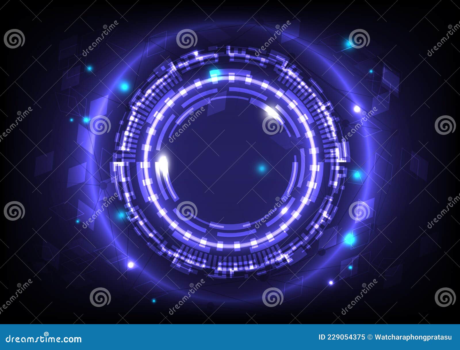 Circular Data Tech Vector Logo Royalty-Free Stock Photo | CartoonDealer ...
