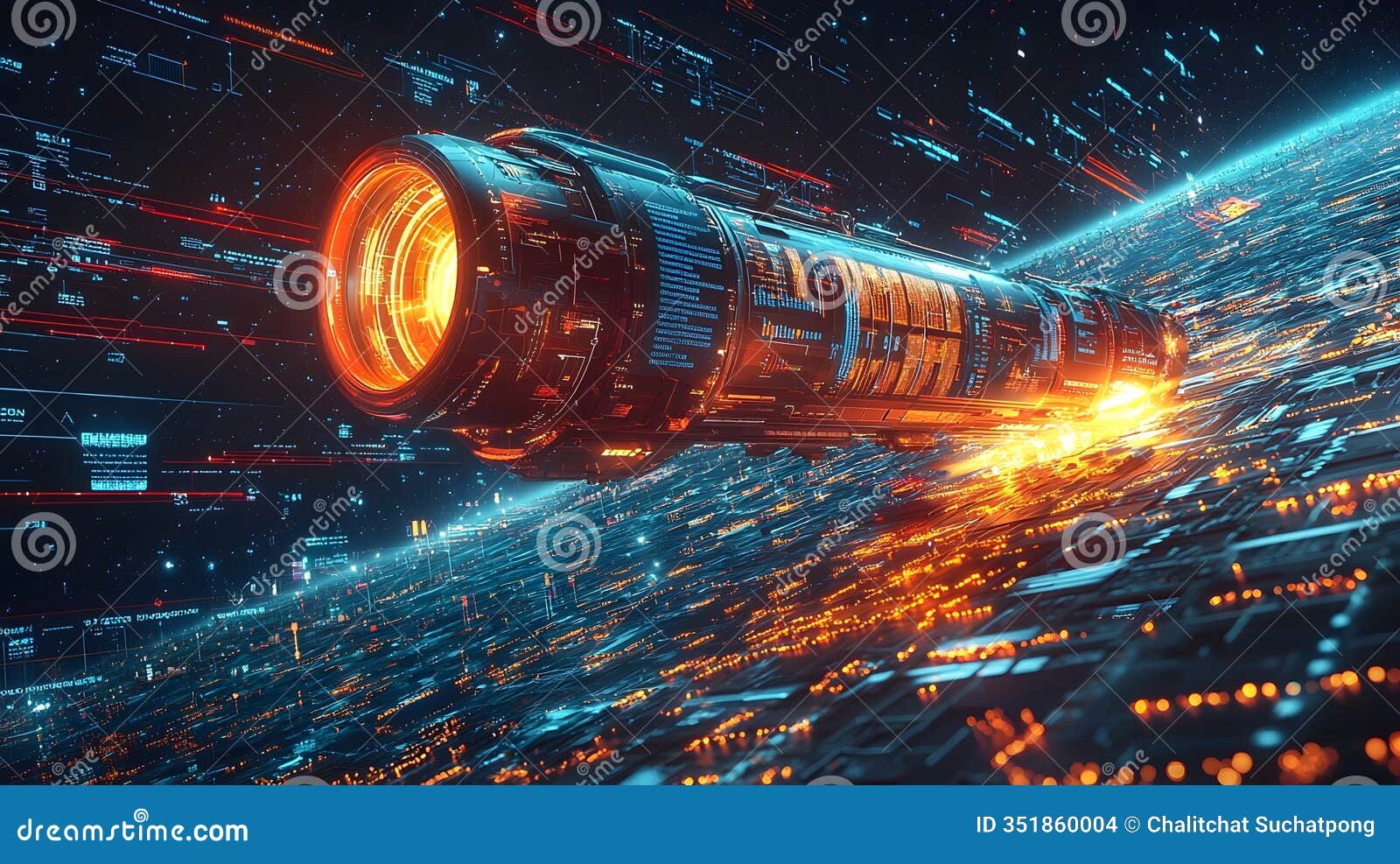 Futuristic Sci Fi Infographics Engaging in Innovative Data ...