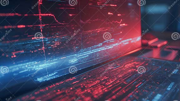 Futuristic Sci-fi Quantum Supercomputer. Suitable for Technology ...