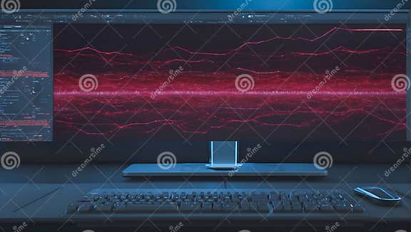 Futuristic Sci-fi Quantum Supercomputer. Suitable for Technology ...