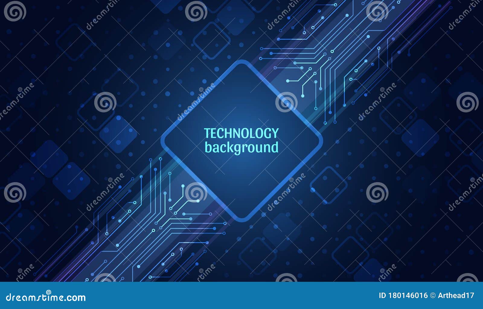 Futuristic Sci Fi Technology Background. Hi Tech Circuit Design ...