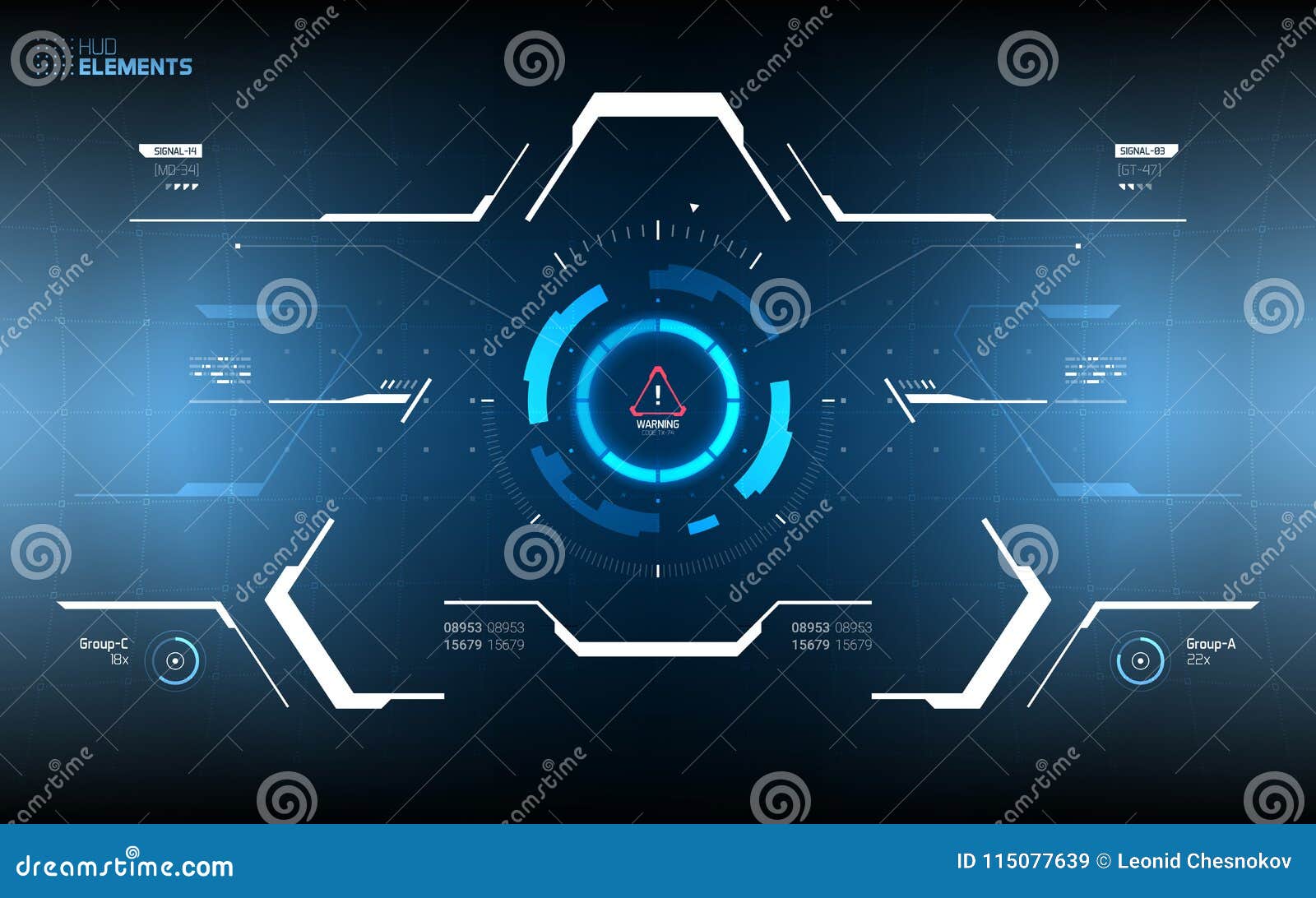 Futuristic Screen Design