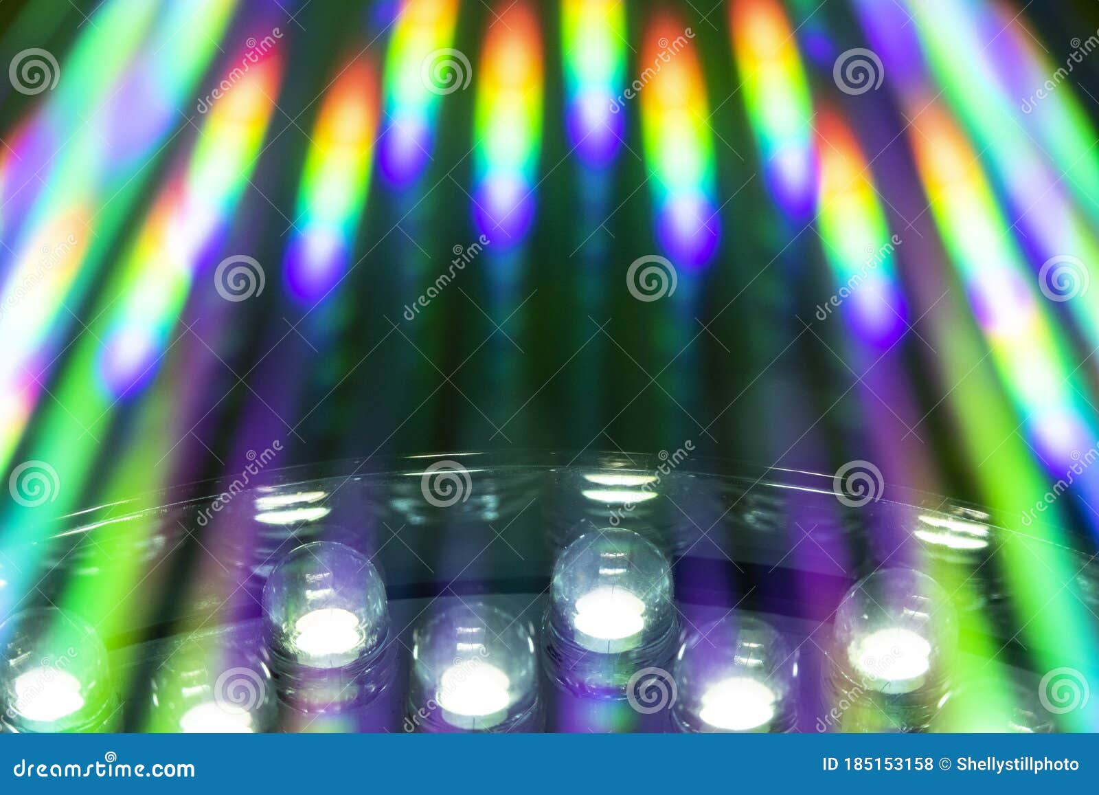 Futuristic Science Fiction Rainbow Holographic Background Compact Disc ...