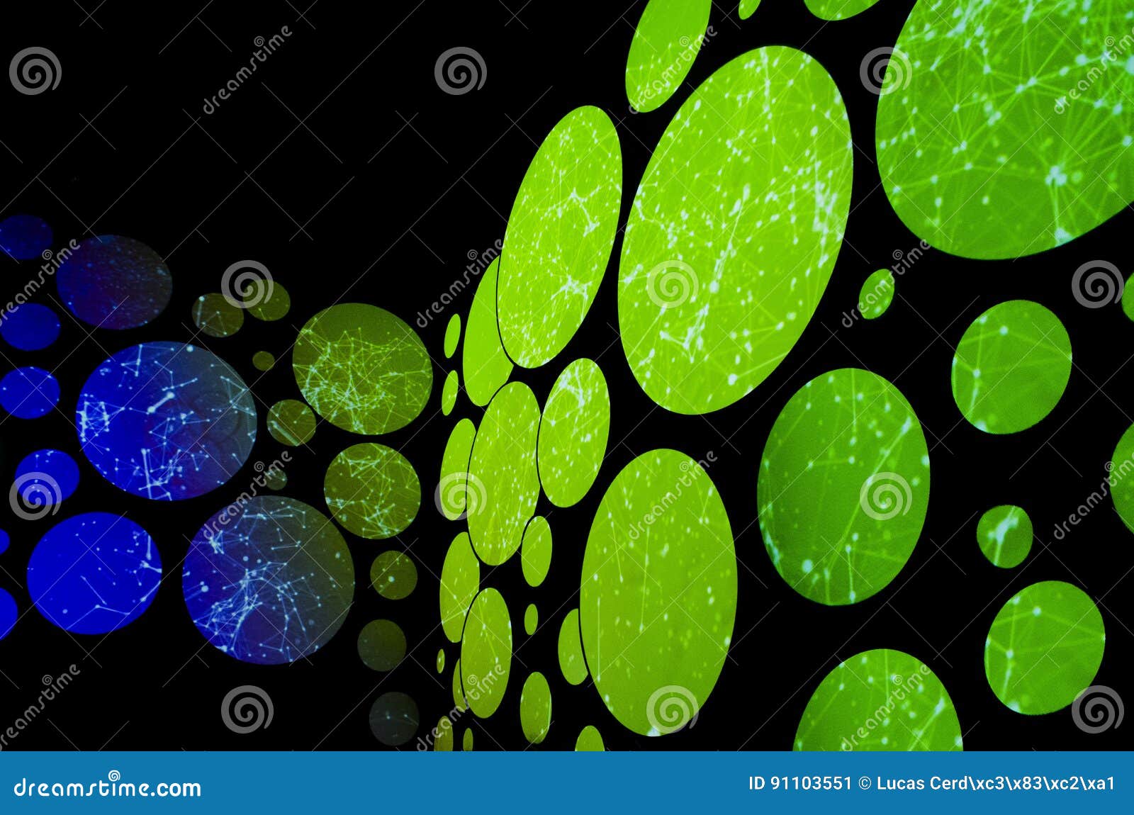 Futuristic Screen Display Circles Stock Image - Image of retro ...