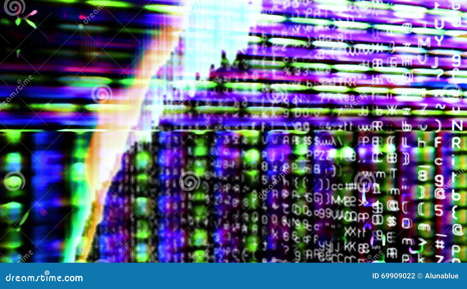 Futuristic Screen Display Pixels 10830 Stock Photo - Image of signal ...