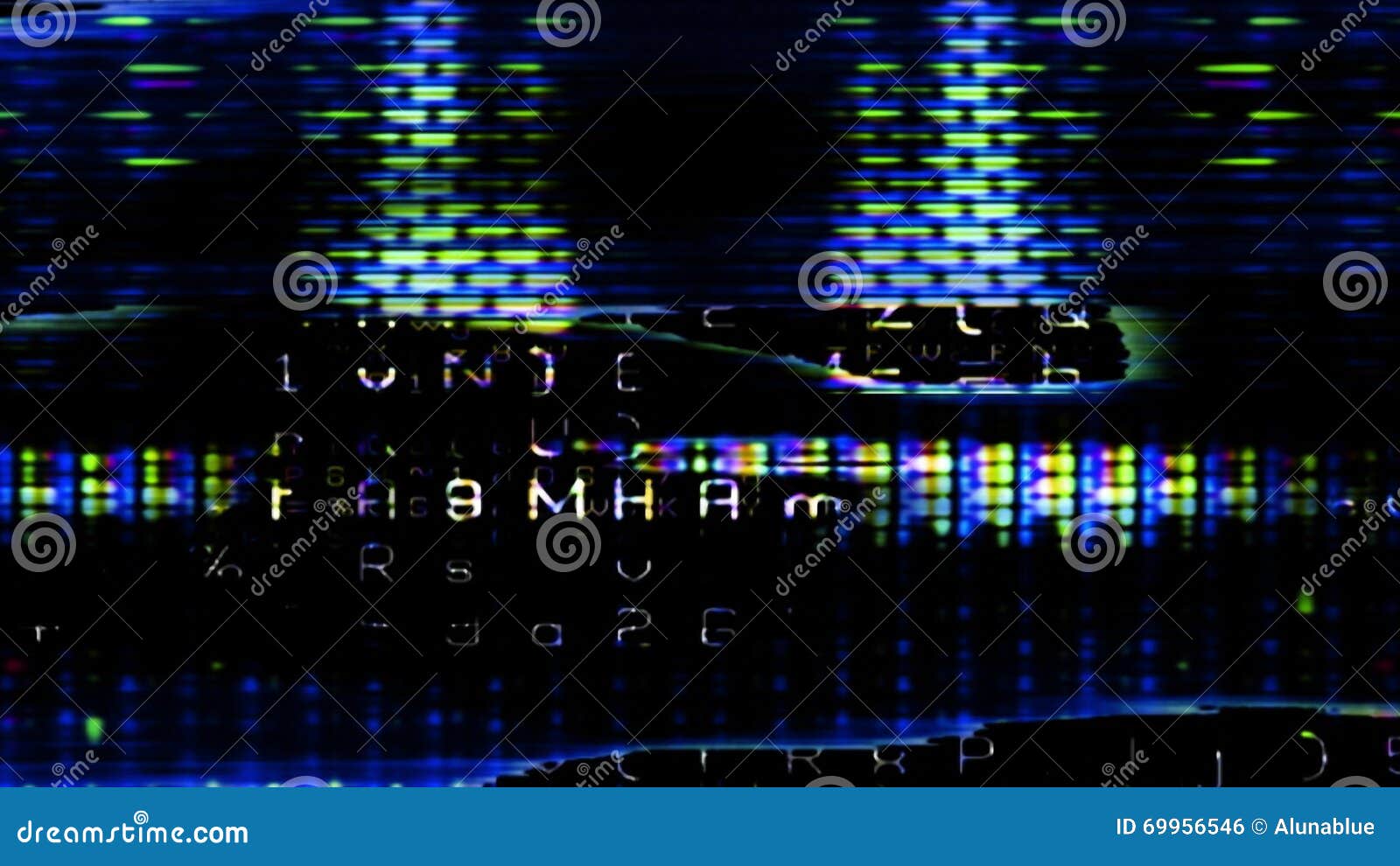 Futuristic Screen Display Pixels 10849 Stock Illustration ...