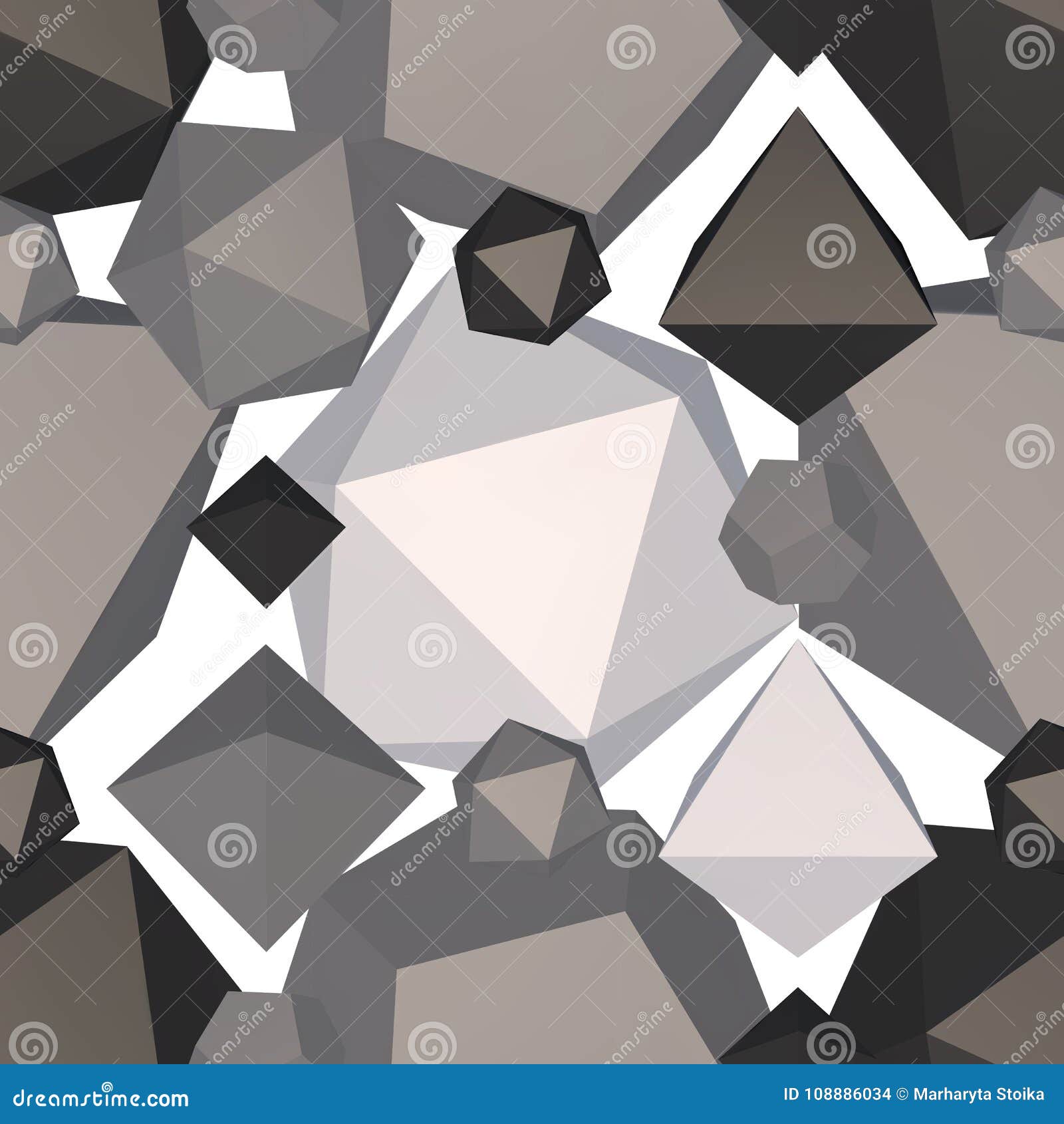 Futuristic Seamless Pattern. Stock Vector - Illustration of block ...