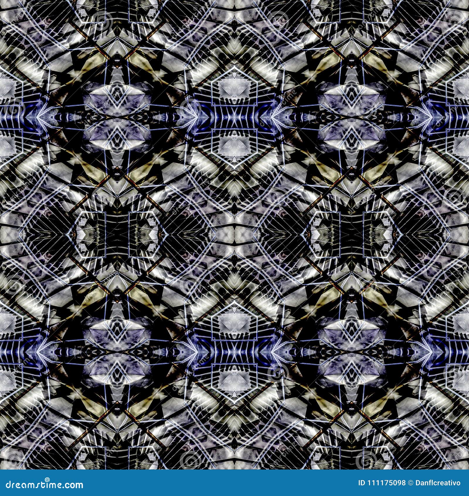 Futuristic Seamless Pattern Design Stock Illustration - Illustration of ...