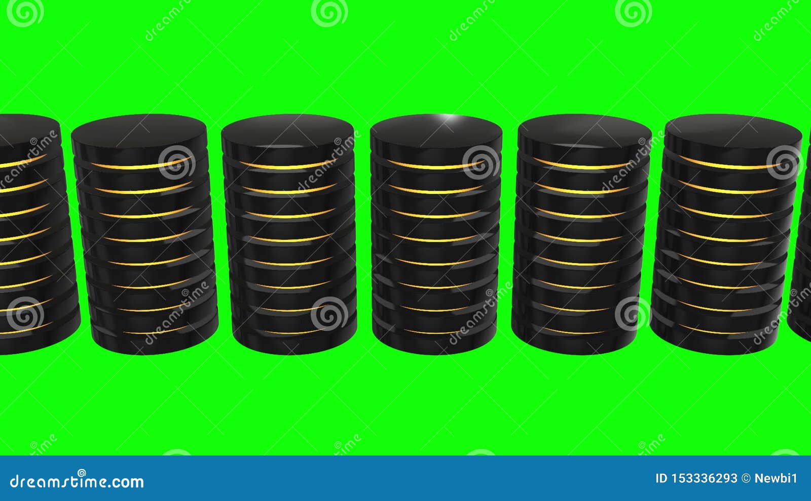 Futuristic Server Hard Disk and Database or Battery Cell. Stock Video ...