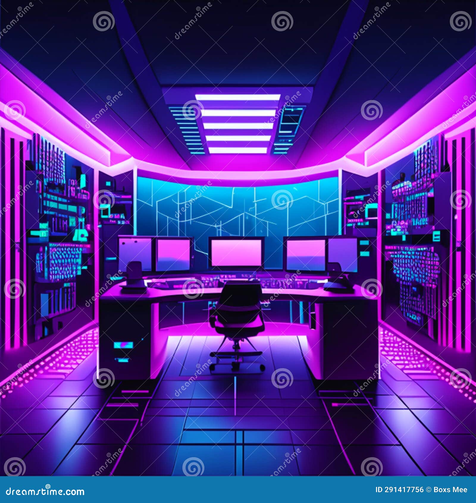 Futuristic Server Room with Neon Lights. Big Data Center Stock ... Futuristic Server Room with Neon Lights. Big Data Center Stock ...