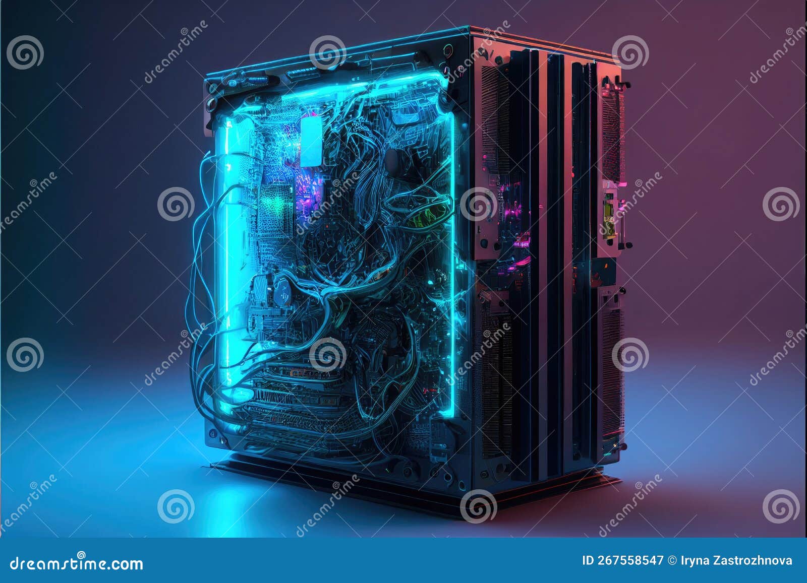 Futuristic Server. Visualization by Learning Neural Networks and ...