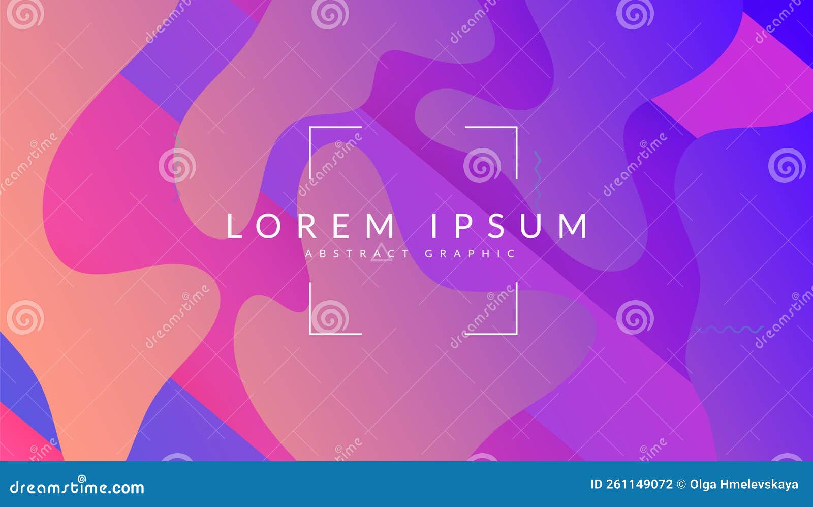 Futuristic Shape. Creative Invitation. Geometric Screen Stock Vector ...