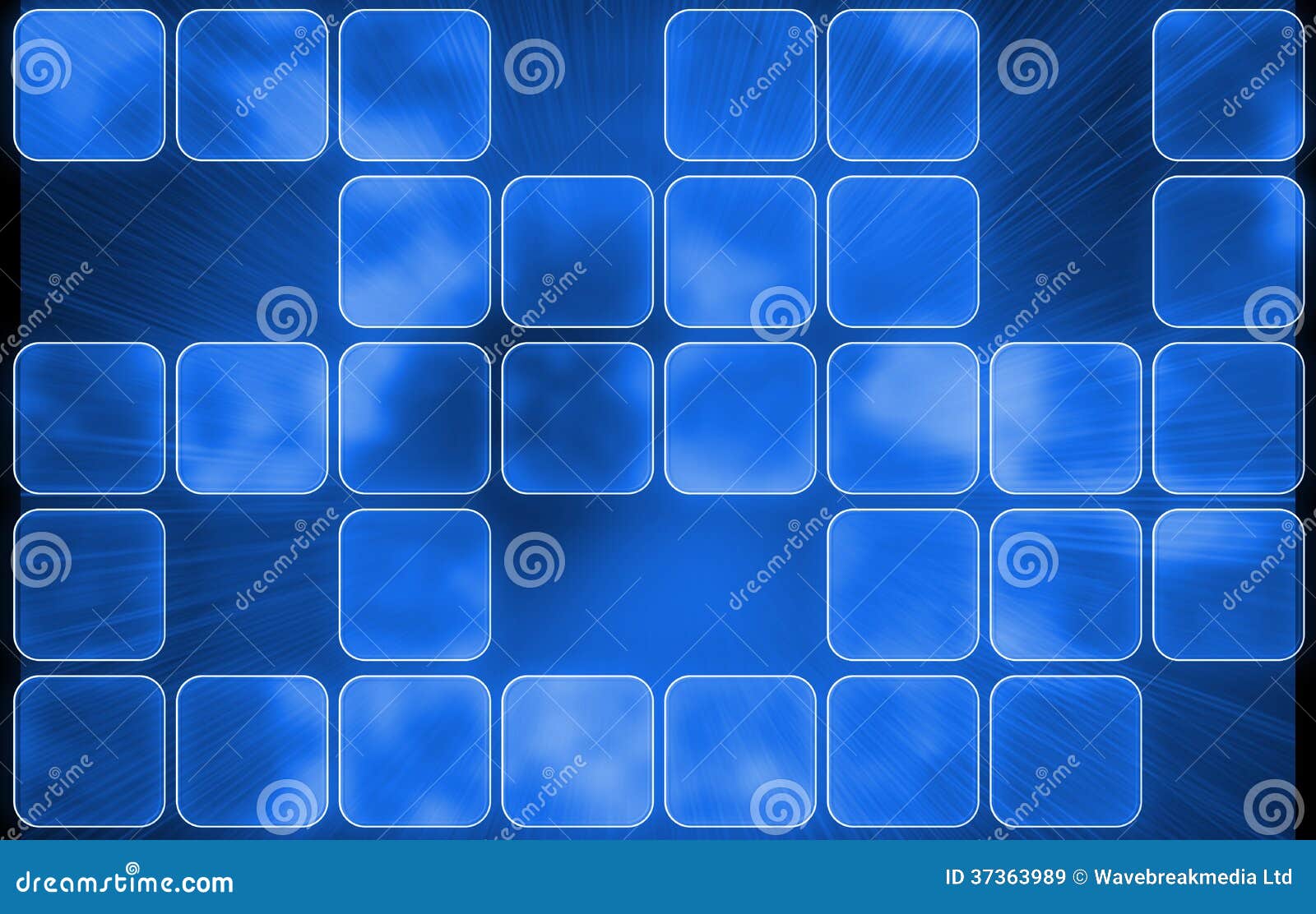 Futuristic shiny squares stock illustration. Illustration of shining ...