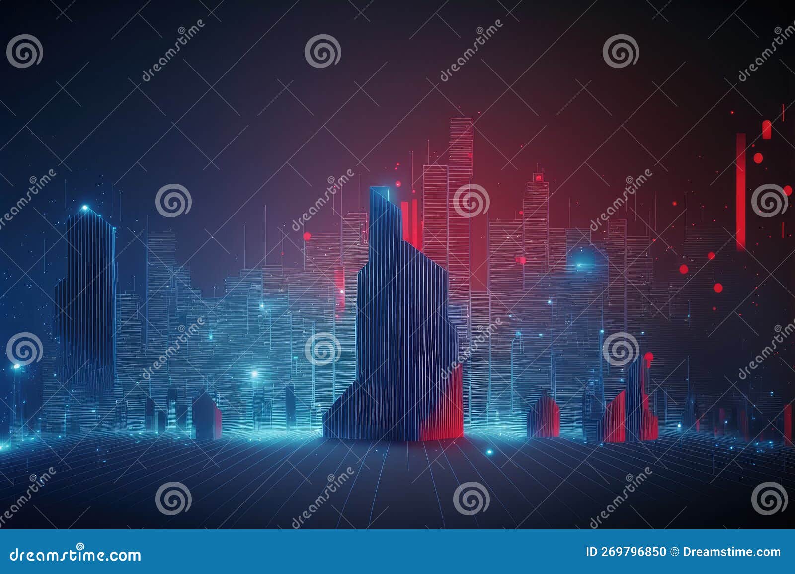 Futuristic Smart City Internet Network Connection through Wireless ...