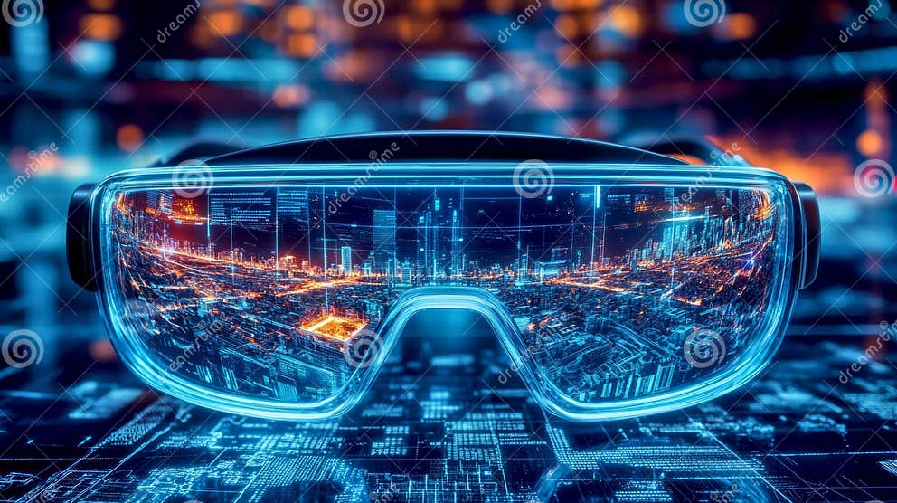 Futuristic Smart Glasses Designed with a Sleek and Modern Appearance ...