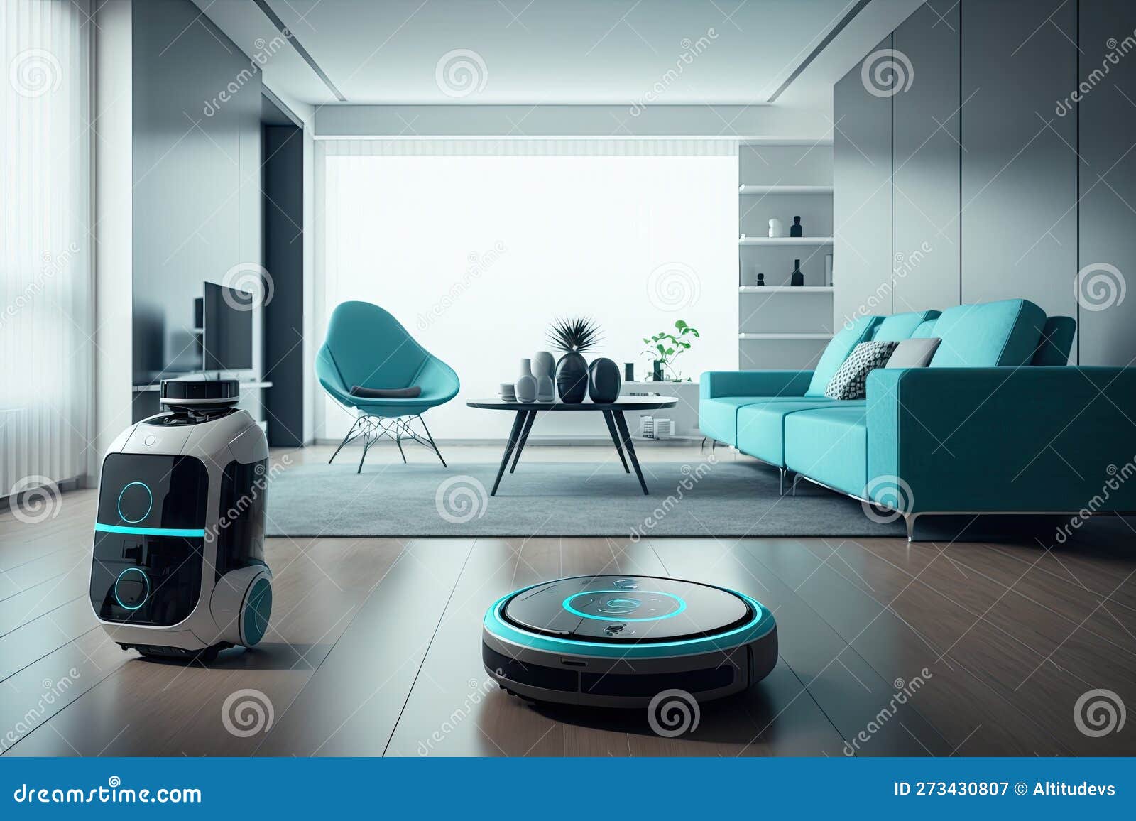 A Futuristic Smart Home with an Android Robot Vacuum and Advanced ...