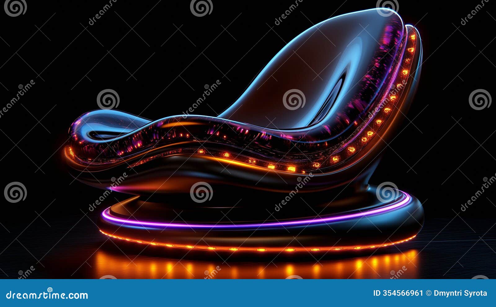 Futuristic Smart and Levitating Chair Designs Stock Image - Image of ...