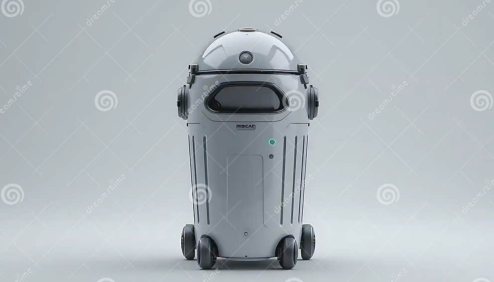 Futuristic Smart Robot: Autonomous Waste Management System Stock ...