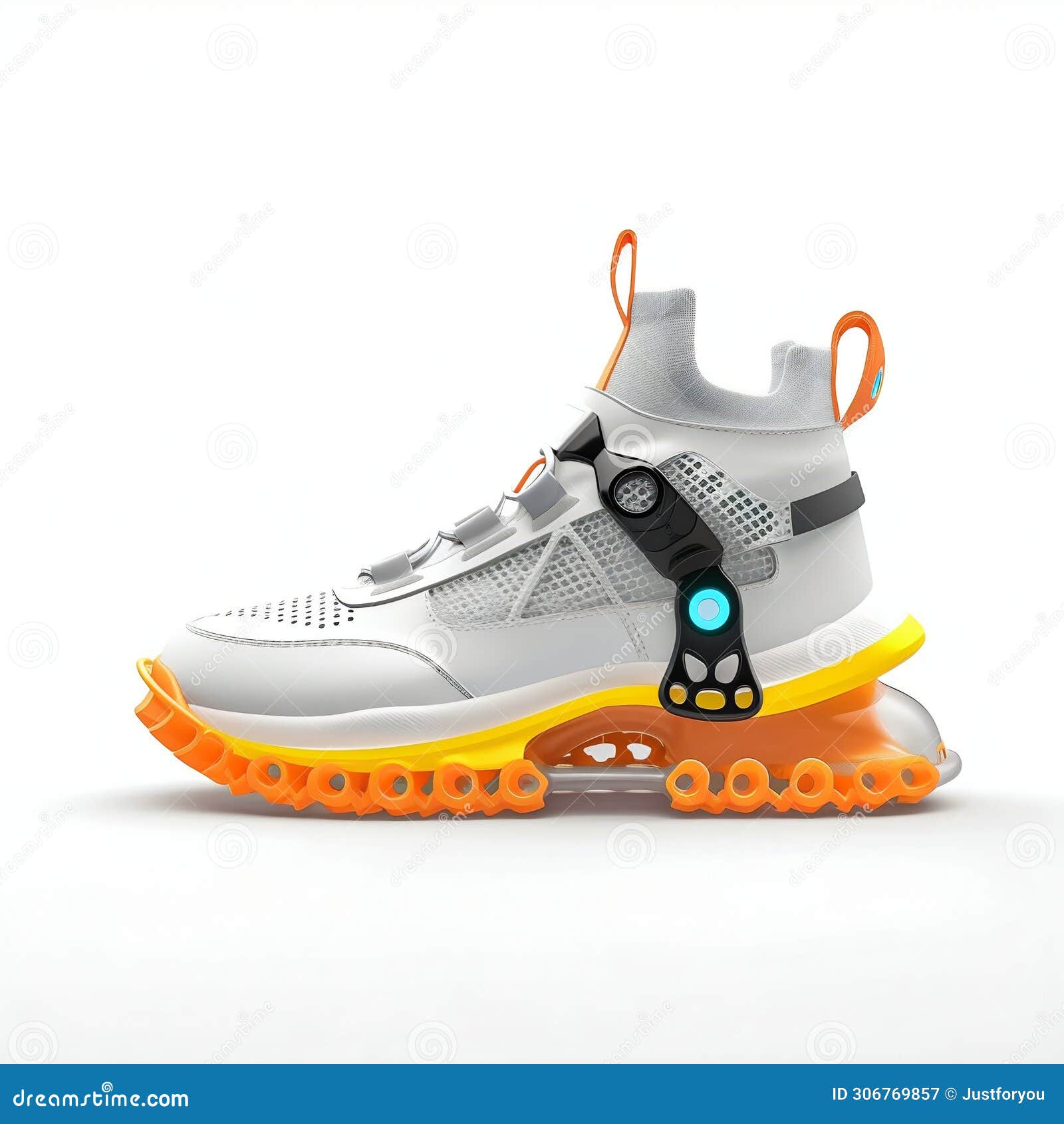 Futuristic Sneaker Design. Generative Ai Stock Illustration ...